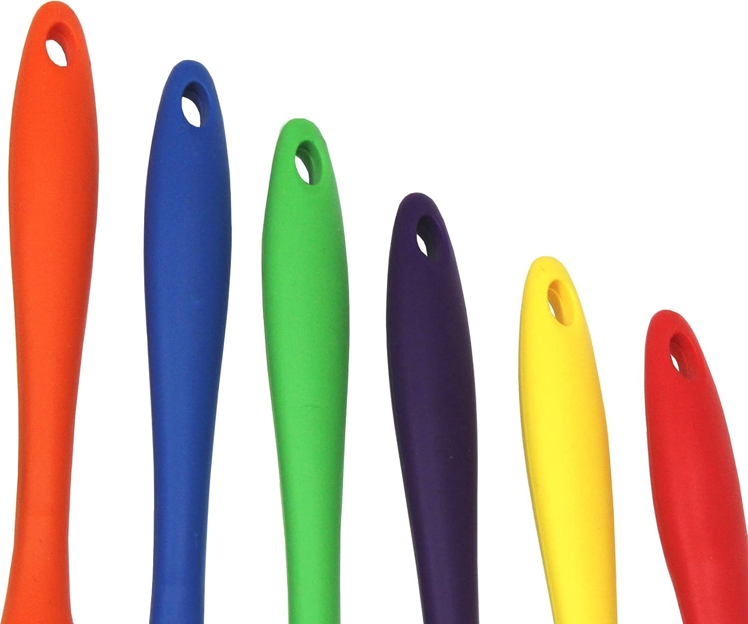 Kitchen Utensils Set - Non-Stick Cooking Utensils Set Nylon Silicone Cooking Tool,Silicone Tools for Cooking 4 Pieces (Multi)
