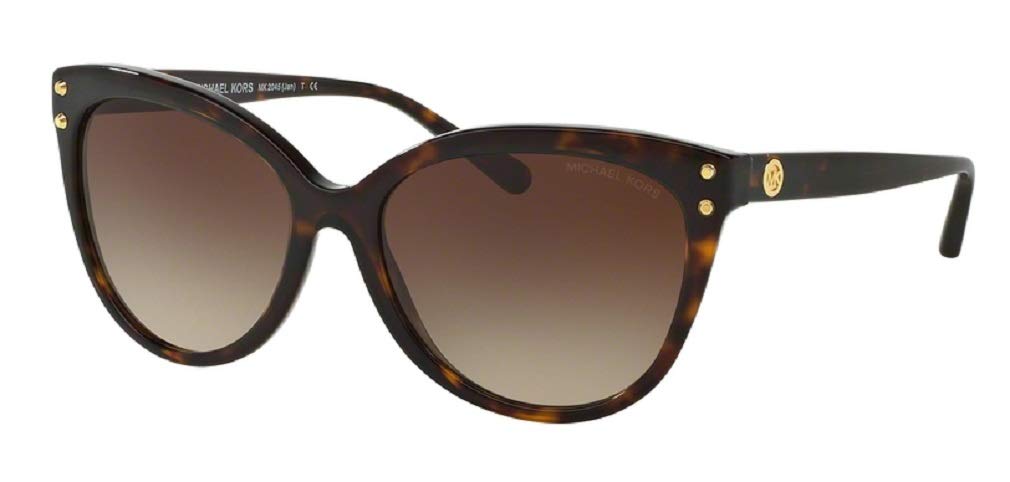 Michael Kors MK2045 JAN Cateye 3006T5 55M Dark Tortoise Acetate/Brown Gradient Polarized Sunglasses For Women+ BUNDLE With Designer iWear Eyewear Kit