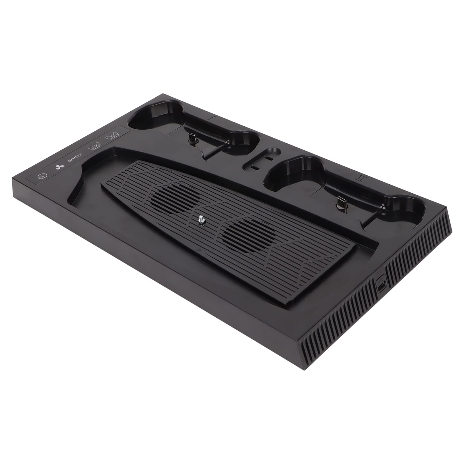 Septpenta Gaming Console Cooling Fan, Dual Fast Charge & Multi Power, 2 Magnetic Dongles, Premium Smart Chip, Dual 2800 RPM Cooling, Gp5 1510 Cooling Bracket for PS5
