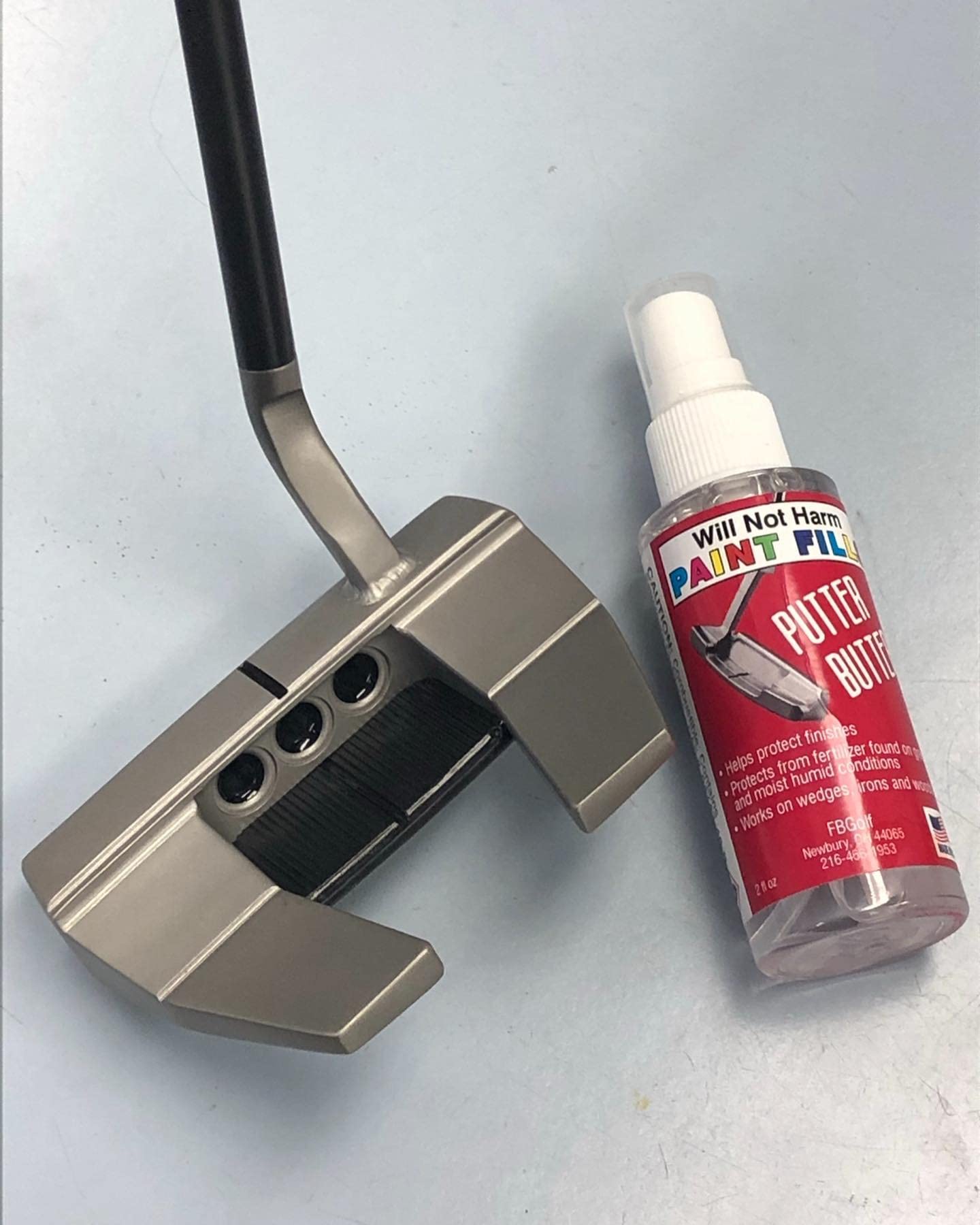 Putter Butter - 2oz Spray Bottle - Golf Club Finish Protector - Protect Your Investment. Use On All Clubs. Made in The USA.