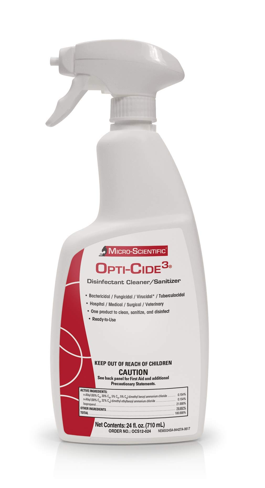 Micro-Scientific Opti-Cide3-2 Pack- Healthcare Grade Disinfectant Cleaner and Sanitizer Spray