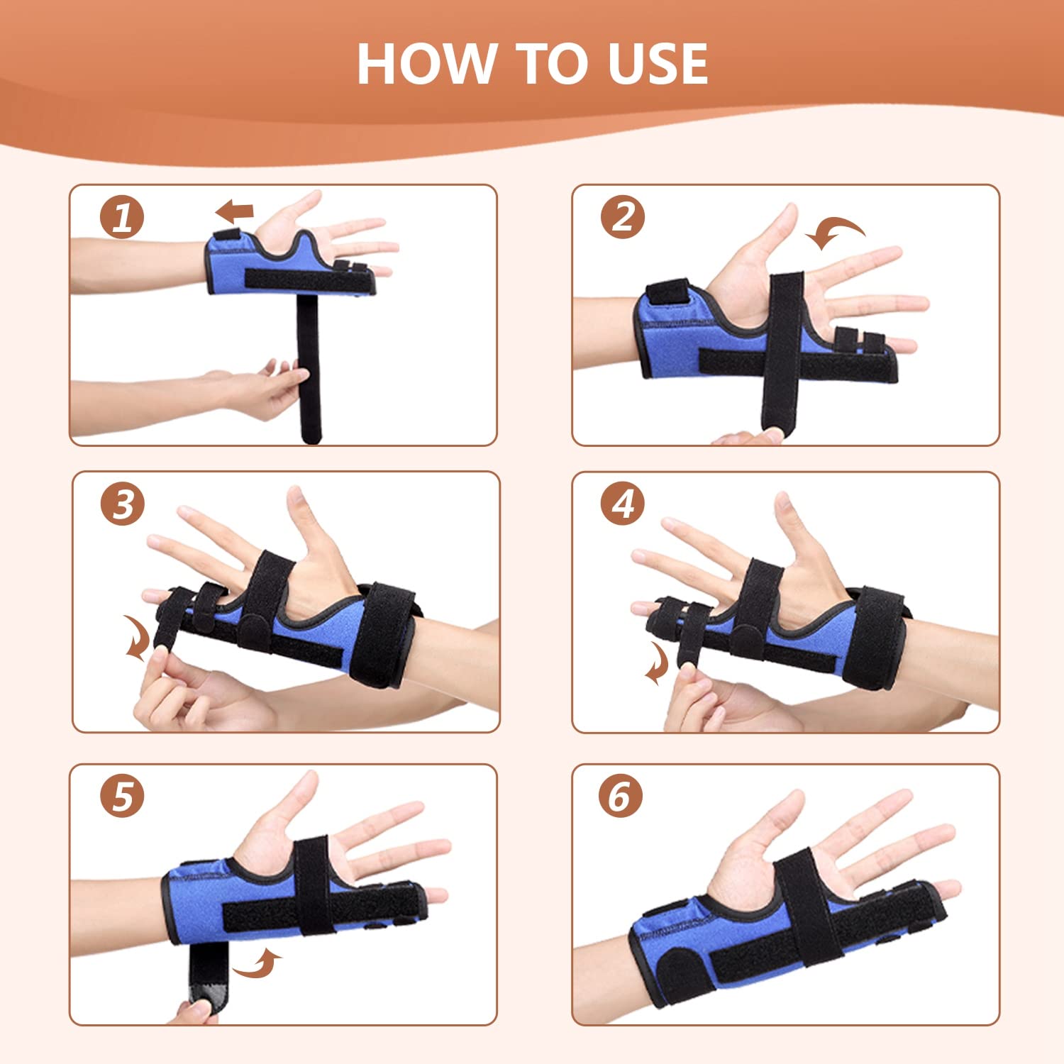 Pinky Finger Splint 4th or 5th Two Finger Splint Metacarpal Finger Splint Hand Brace Knuckle Fracture Splint Finger Immobilizer for Broken Finger Trigger Finger Dislocated Arthritis Pain Relief
