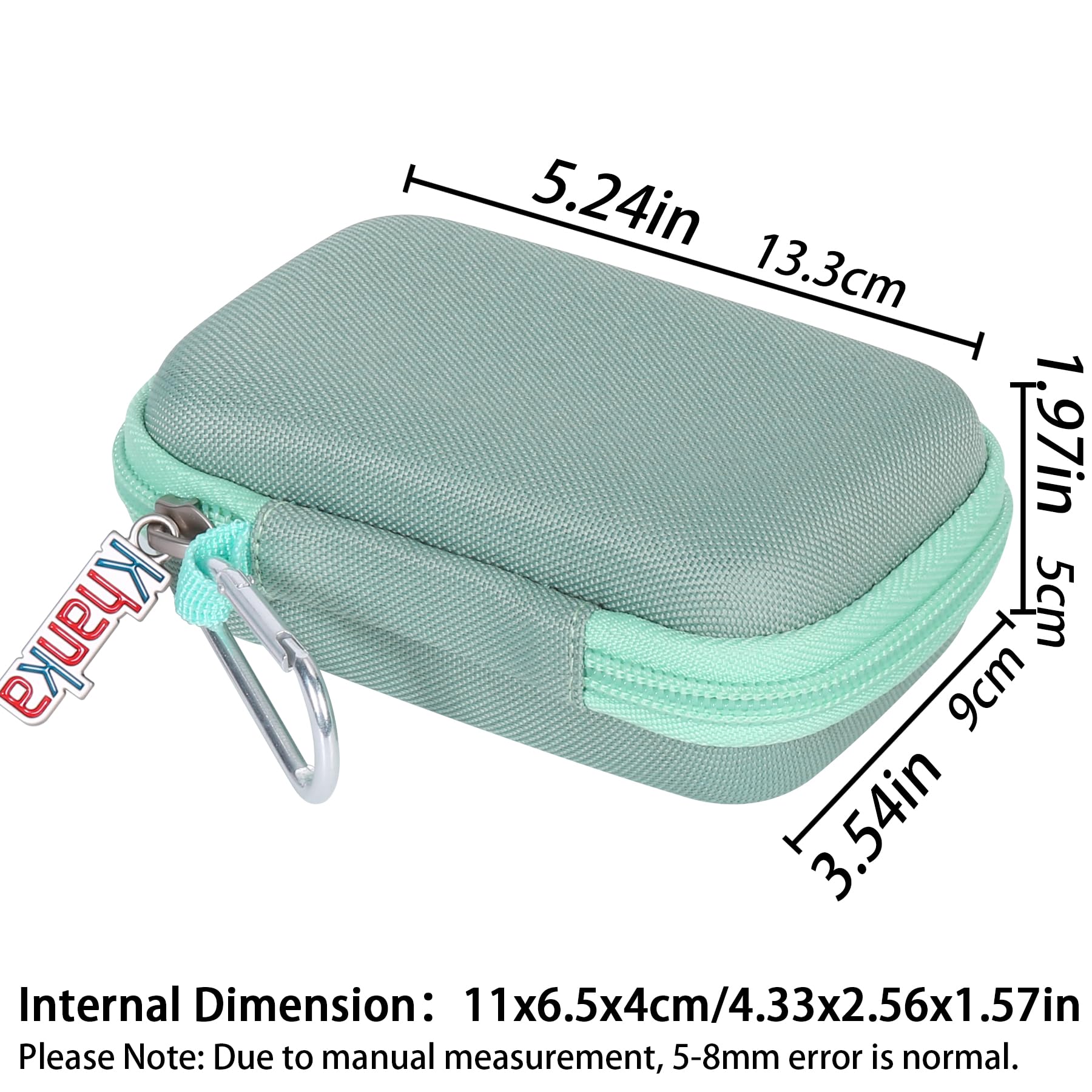 khanka Hard Travel Case Replacement for Anker 533 Power Bank/Anker Nano Power Bank,10000mAh Portable Charger (PD 30W max. Leistung),Case Only(Green)