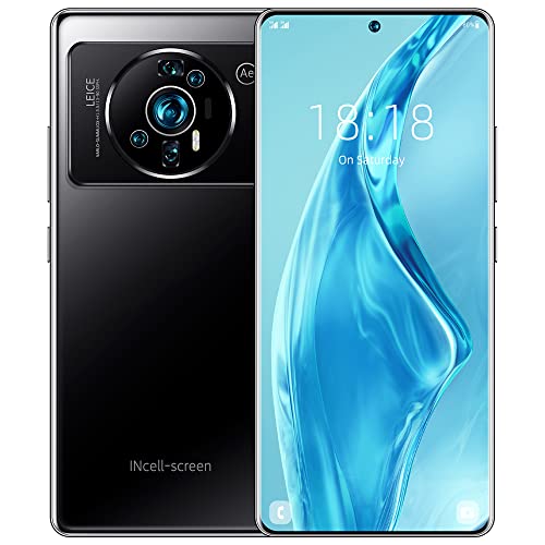 WV LeisureMaster M12 5G Unlocked Cell Phone,4GB RAM+128GB ROM Dual Sim Cellphone, Android Smartphone 48MP+72MP Dual Camera, 7300mAh Battery 7.3-inch HD+ Screen, Face Recognition
