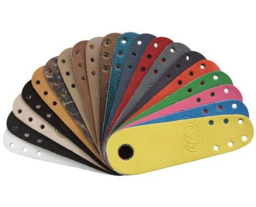 Leather Roller Skate Toe Guards (Red)