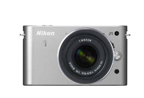 Nikon Digital SLR Camera Nikon 1 J1 Standard Zoom Lens Kit Silver N1 J1hlk Sl : 4g Sdhs Card