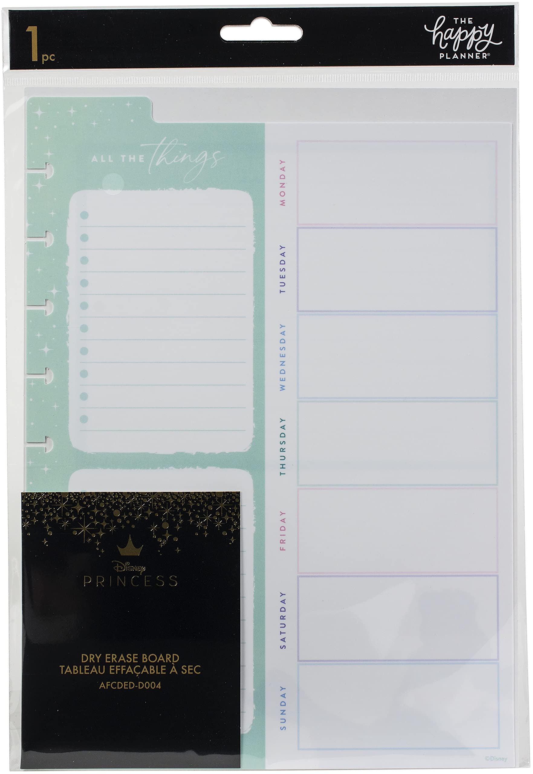 Me & My Big Ideas Disney Dry Erase Dashboard, Things Princess