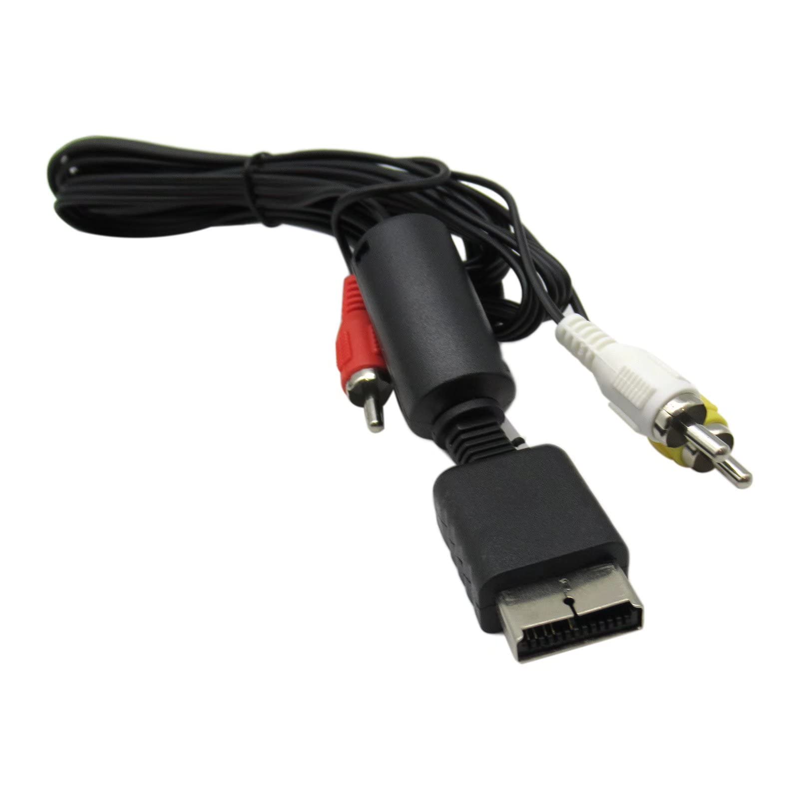 Power Cord Slim AC Adapter Charger Supply with AV Cable for Sony PS2 Playstation