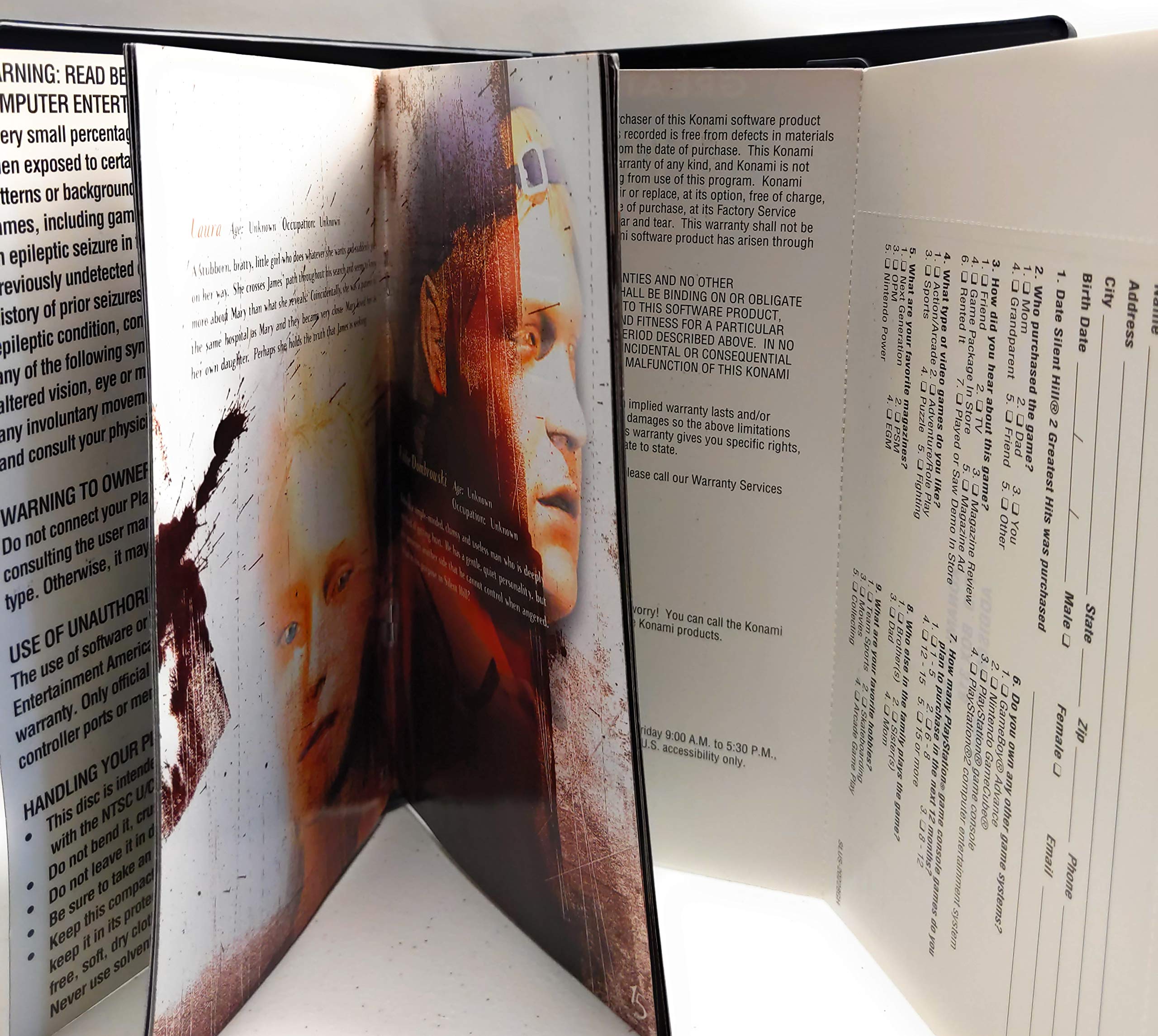 KONAMI Silent Hill 2 ( Playstation 2 )