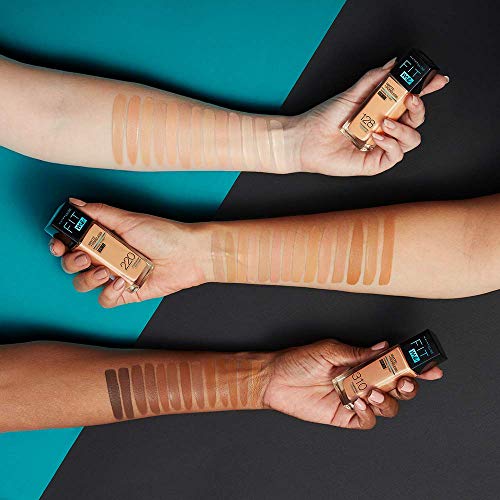 Maybelline New York Fit Me Matte + Poreless Liquid Foundation, Pouch Format, 358 Lattee, 1.3 Ounce