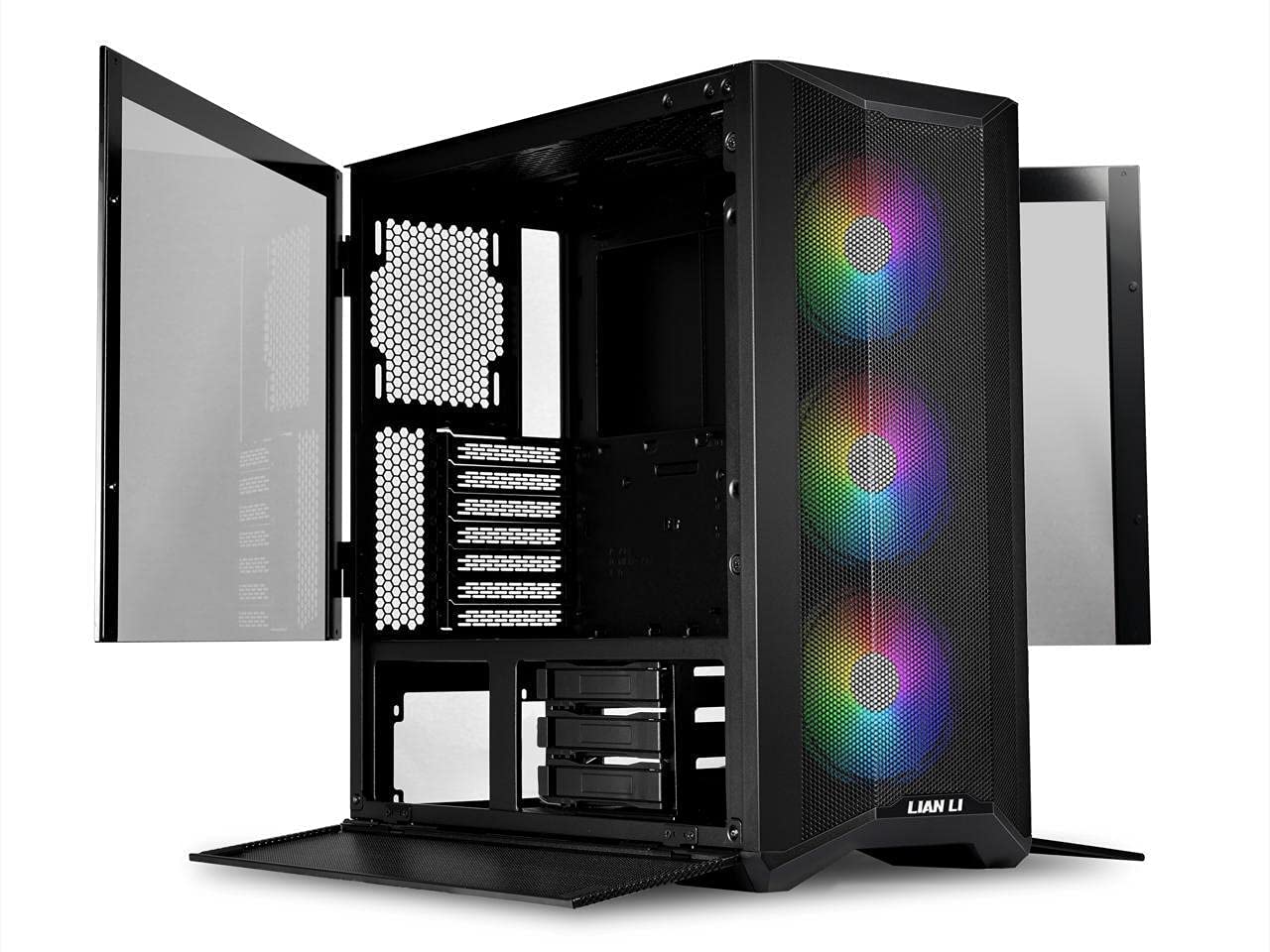 Lian-Li LANCOOL II Mesh RGB Tempered Glass ATX Case, Black