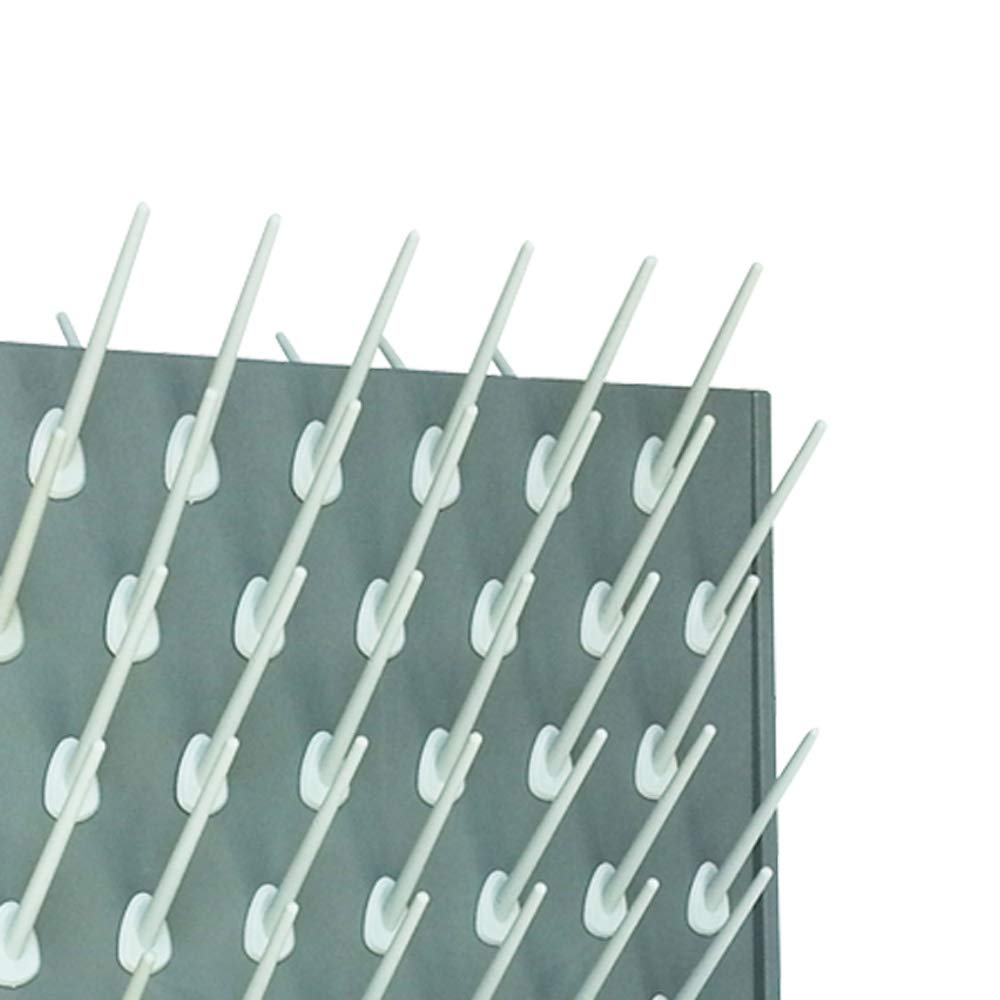 WETUSSEX Laboratory Drying Rack 2Pcs, 27 Pegs Drying Rack for Lab Glassware and Bottles Laboratory Draining Dryer Stand for Countertop Wall Mounted Desk Glassware Drying Draining Rack