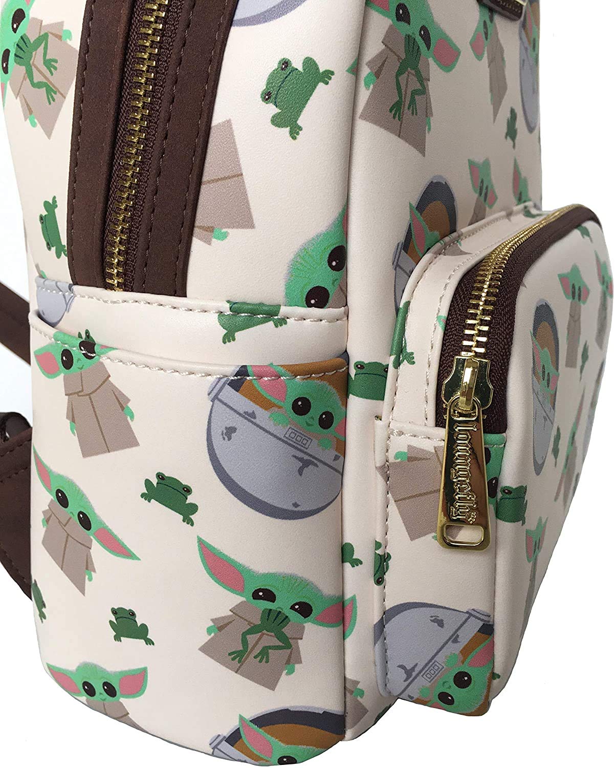 Loungefly Star Wars Baby Yoda The Mandalorian All Over Print Mini Backpack