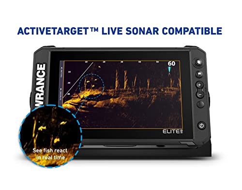 Lowrance Elite FS 9 Fish Finder (No Transducer) with Preloaded C-MAP Contour+ Charts