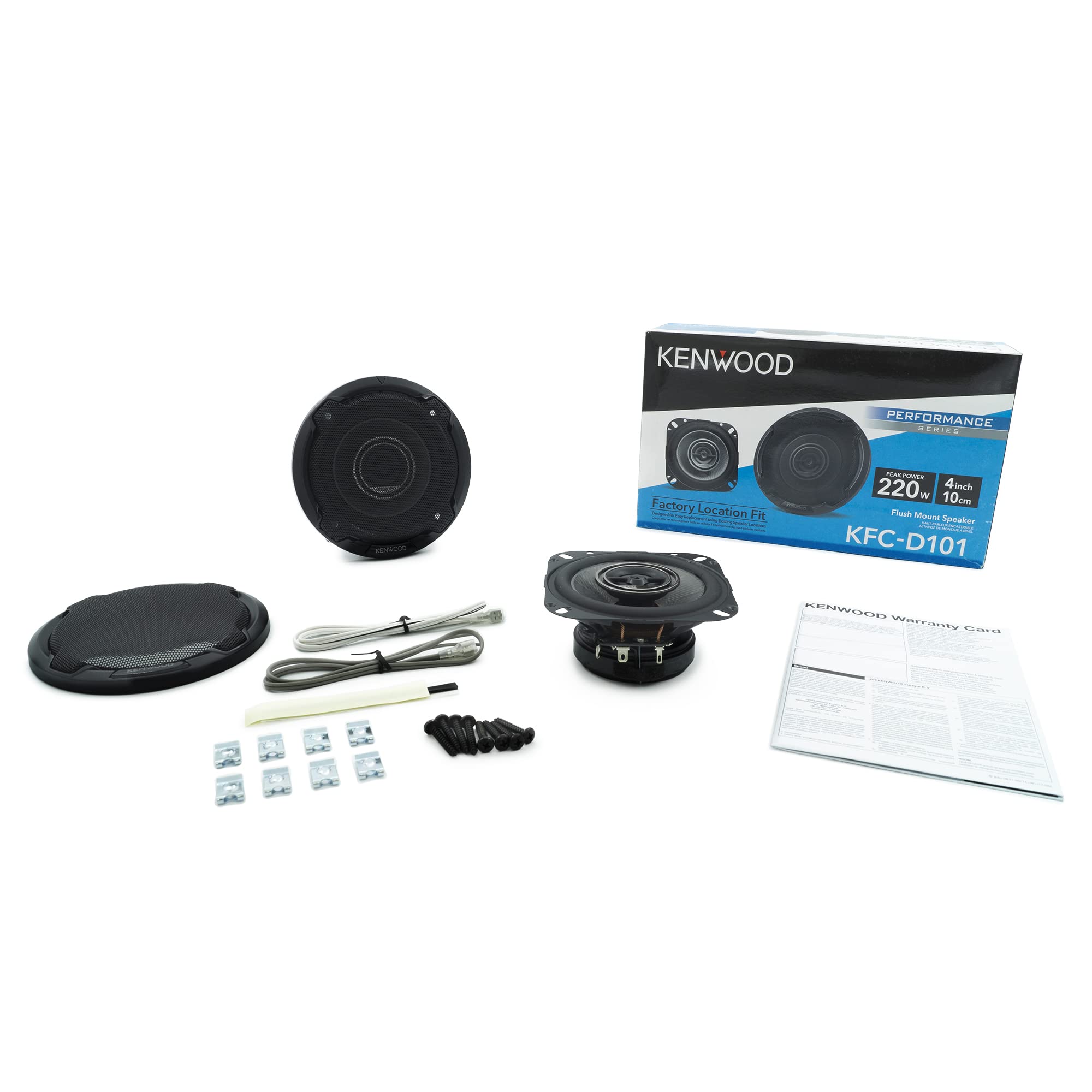 Kenwood KFC-D131 5.25" 2-Way 320W Peak Power Performance Series Car Audio Speakers