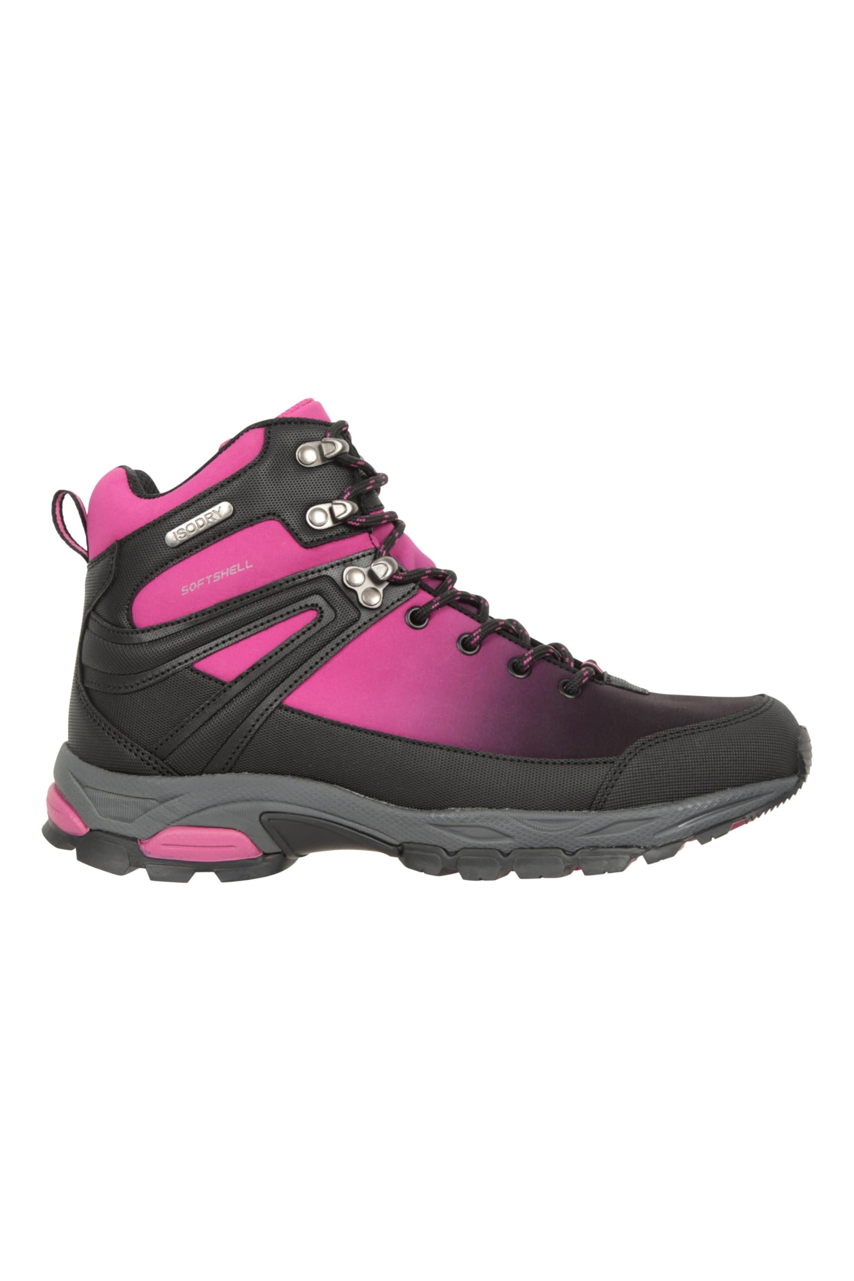 Mountain Warehouse Shadow Waterproof Womens Softshell Boots Teal Womens Shoe Size 9 US