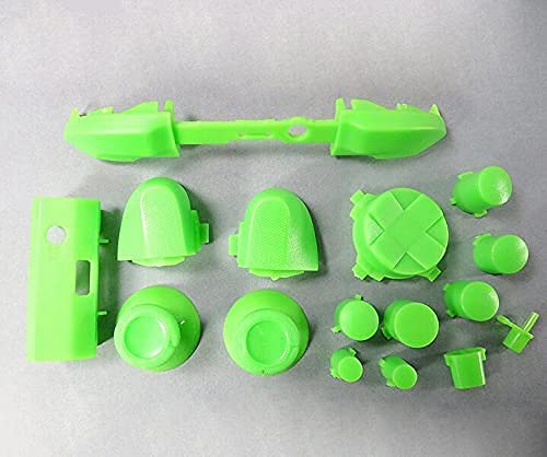 Melocyphia LB RB LT RT Bumpers Triggers Buttons D-pad ABXY Button Start Back Share Keys for Xbox Series S X Controller Replacement (Green)