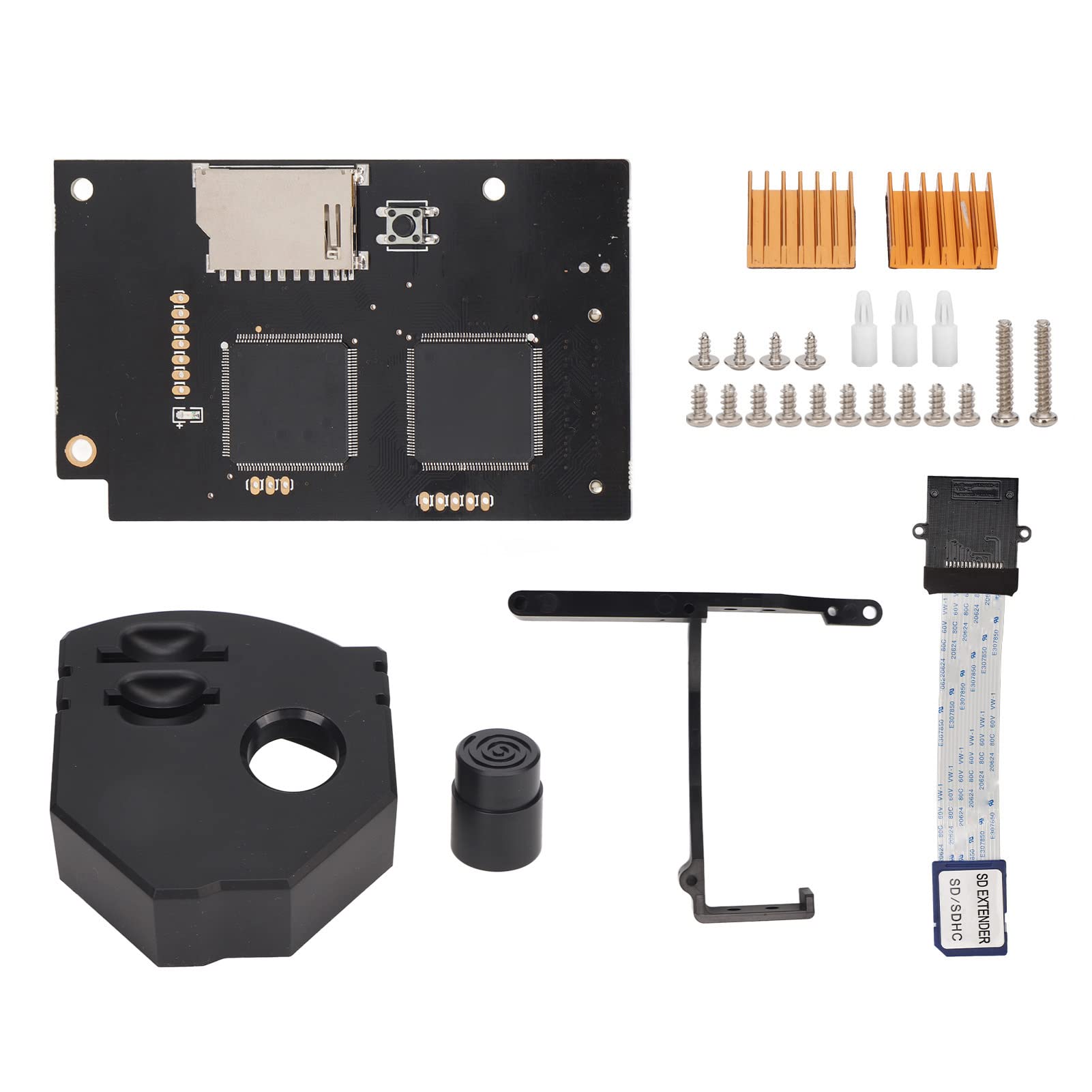 Replacement Optical Drive Simulation Board for GDEMU V5.15b, Repair Part for Sega Dreamcast Game Console VA1 Host, Perfect to Run The Original for GDI Mirror, Black