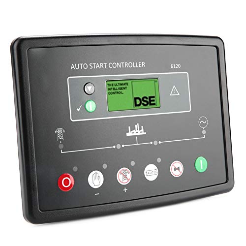Oumefar 8V-35V DSE6120 Deep Sea Electronic Generator Controller Module 6120 Generator Control Panel LCD Display Electronic Power Controller Module for Generator