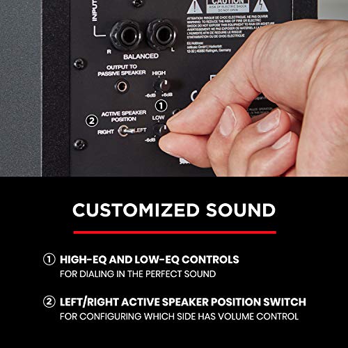 M-Audio BX3 3.5" Studio Monitors, HD PC Speakers for Recording and Multimedia with Music Production Software, 120W, Pair