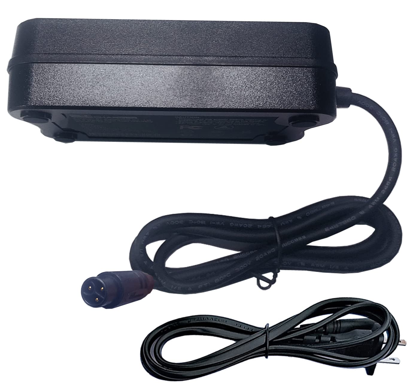 UpBright 3-Pin 36V AC/DC Adapter Compatible with STC Charger Model: STC-8133LC STC8133LC DC36V 2A 36VDC 2000mA 36.0V 2.0A Kunshan ST Electronics Co.Ltd Li-ion Battery Charger Power Supply Cord Cable