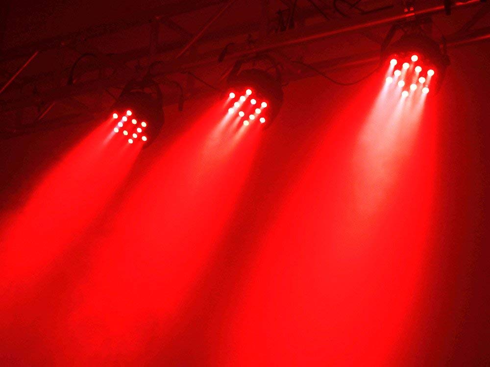 LED Stage Lights XPCLEOYZ 54x3W LED Par Light RGBW 162Watt DMX 512 Stage Lighting for Home Party Wedding DJ Show Club Concert Dance Floor Lighting - 4 Pack β¦ (8PCS)