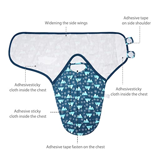 Vicloon Swaddle Blanket, 3 Pack Organic Baby Swaddle Sleep Sacks, Adjustable Swaddle Blanket Infant Baby Wrap Set, Newborn Swaddle Sack, Baby Swaddle Wrap for 3-6 Month