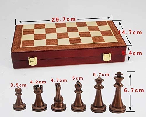 Sets for Adults and Kids,Travel International Set with Folding Board,Game Sets with Game Pieces Storage Slots,