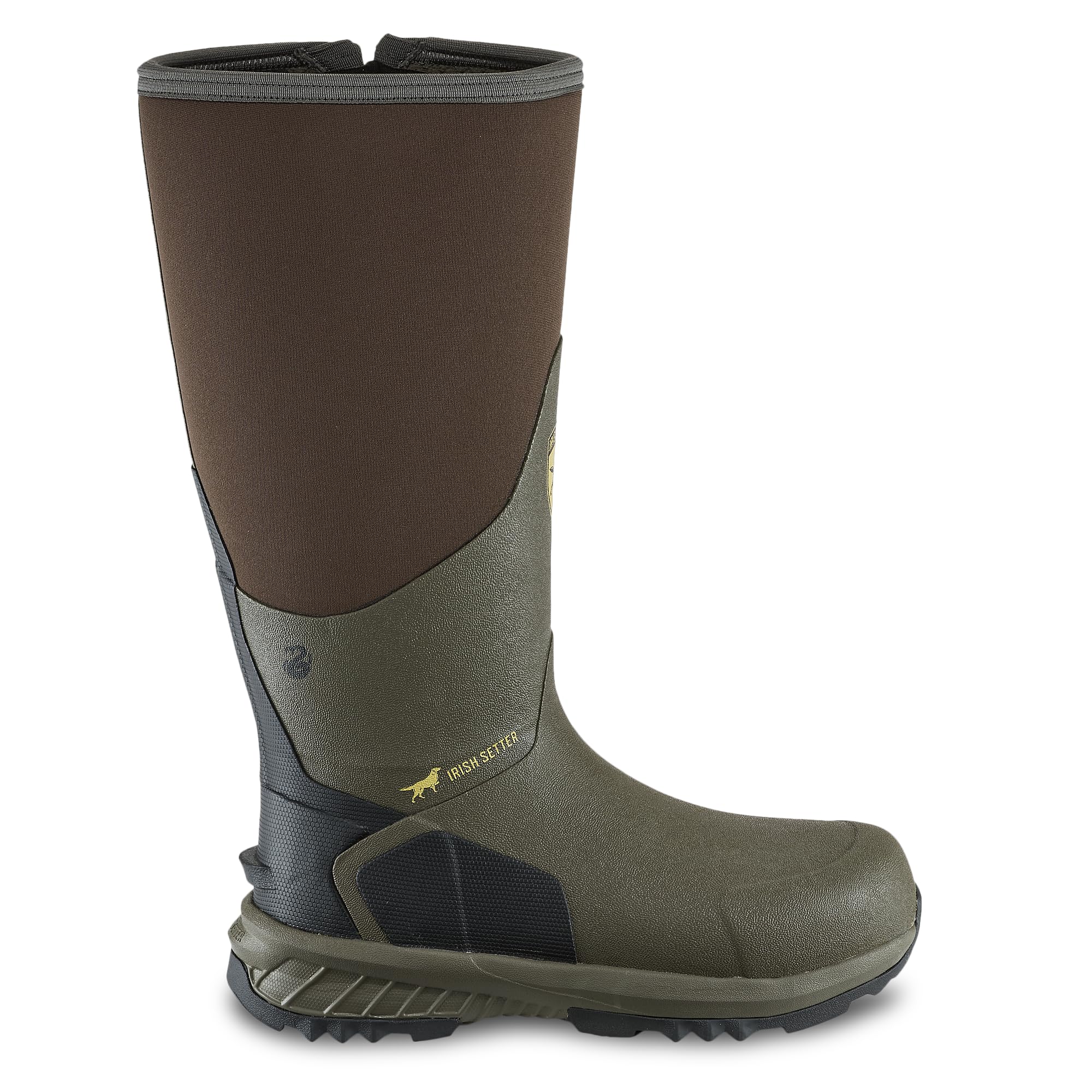 Irish Setter, MudTrek, Unisex, 17", Waterproof, Snake Guard, Full Fit, Hunting Boot, Brown, 12 E (Wide)