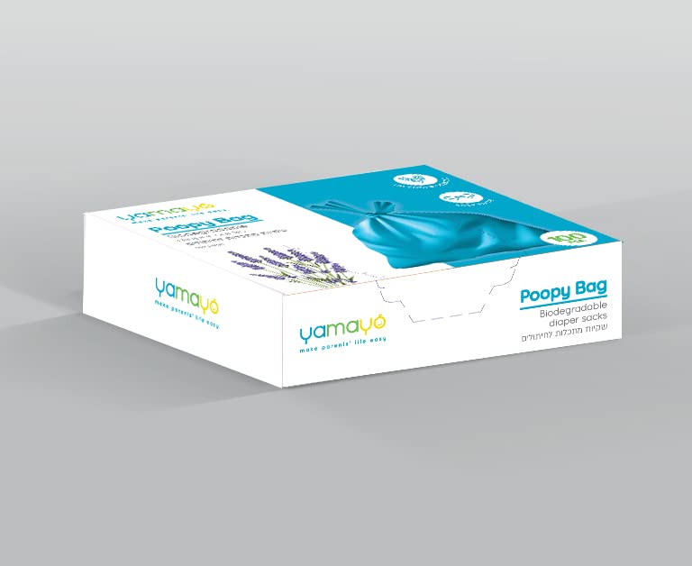 Yamayo Poopy bag biodegradable diaper sacks Lavender scented
