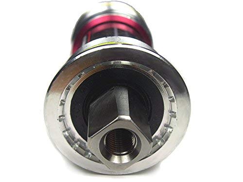 OMNI Racer Worlds LIGHTEST Cromoly Steel Ti Ceramic JIS Square Taper Bottom Bracket: English 68mm: Lengths: 103-127mm (English 68x122.5mm)