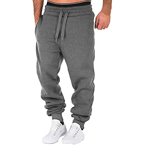 Mens Outdoors Cargo Pants Relaxed Fit Lightweight Punk Cargo Baggy Techwear Military Combat Hiking Work Pants Trousers Sweatpants Dark Gray