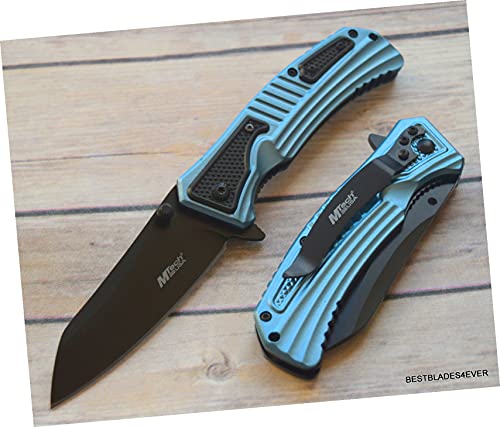 Mtech Tactical Stainless Steel Open Folding Pocket Knife With Clip Outdoor Survival Hunting Knife for Camping by Survival Steel
