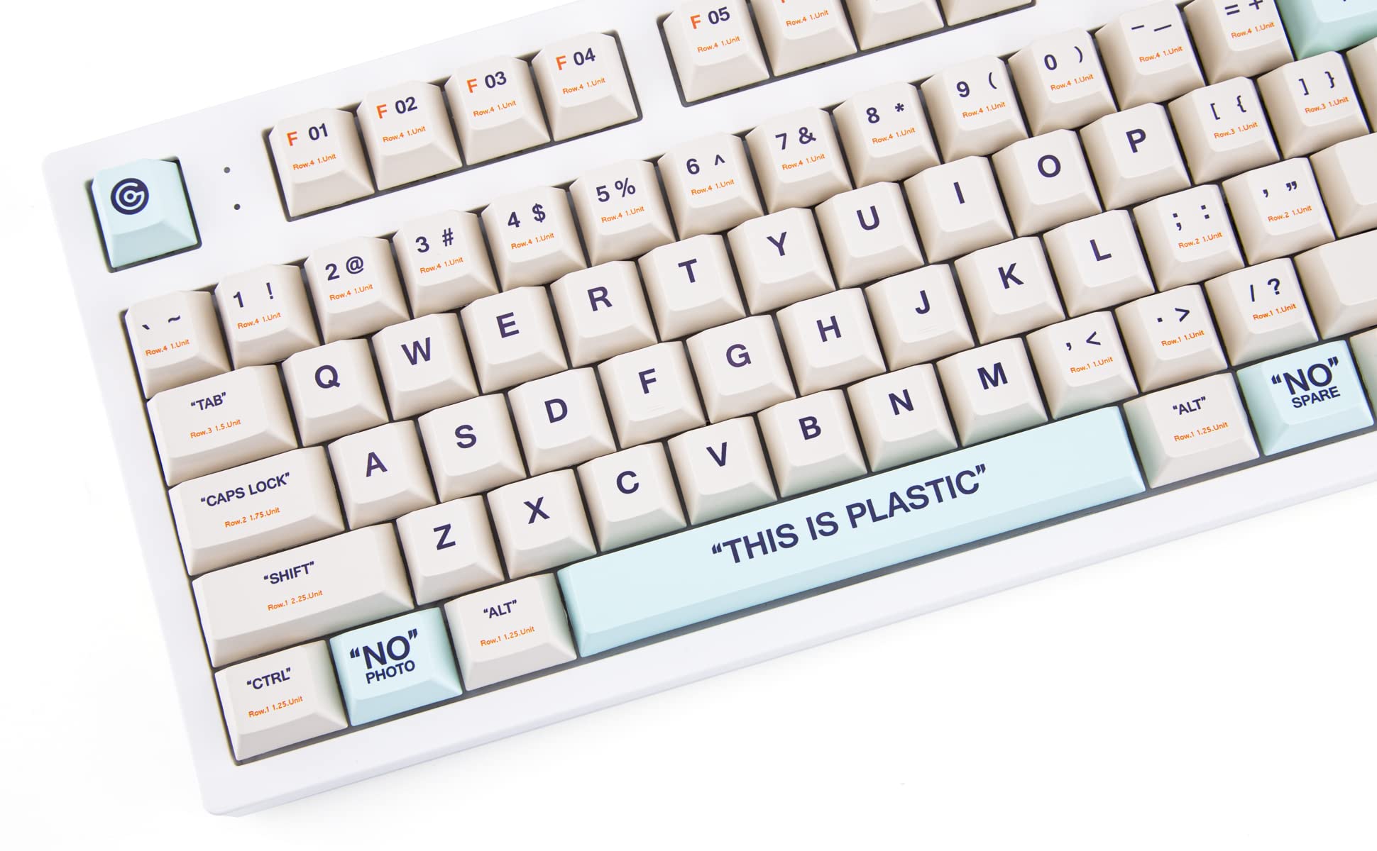 UniCusMech PBT keycap Cherry Profile 161 Keys Dye Sublimation ANSI & ISO Layout Keycap for Mechanical Gaming Keyboard Cherry MX Switch (Plastic)