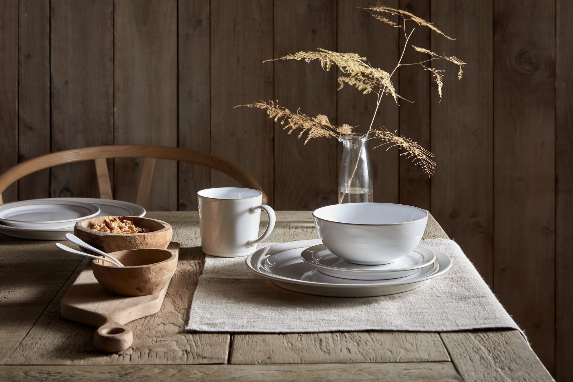 Natural Canvas Cereal Bowl Set Of 2