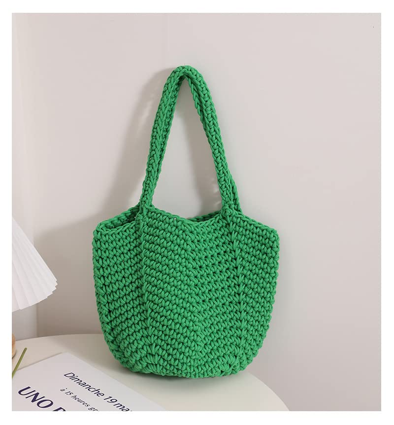 Naimo Women Straw Beach Bag Tote Woven Small Rattan Handbag Hobo Summer Handwoven Shoulder Bag Purse
