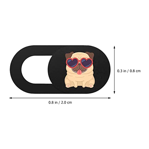 SOLUSTRE Webcam Cover Webcam Cover Camera Cover 3Pcs Laptop Camera Laptop Camera Cover Slide Screen Camera Cover Web Camera Cover Cover Cartoon Pug Webcam Cover Camera Cover Computer Camera