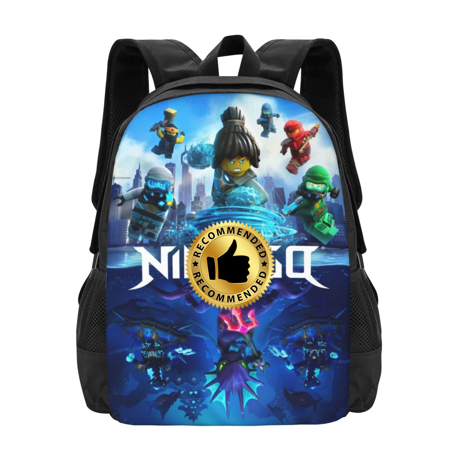 MILX Anime Ninja Poster Backpack Classic Basic Casual Backpack Travel Backpack Fashion Backpack Sports Backpack Fans Daypack Gifts