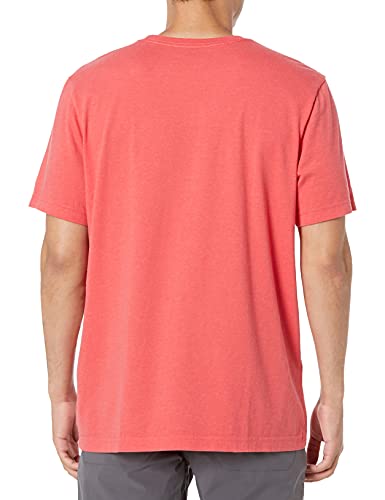 Life is Good, Mens Crusher Graphic T-Shirt, Heather Americana Red, Small