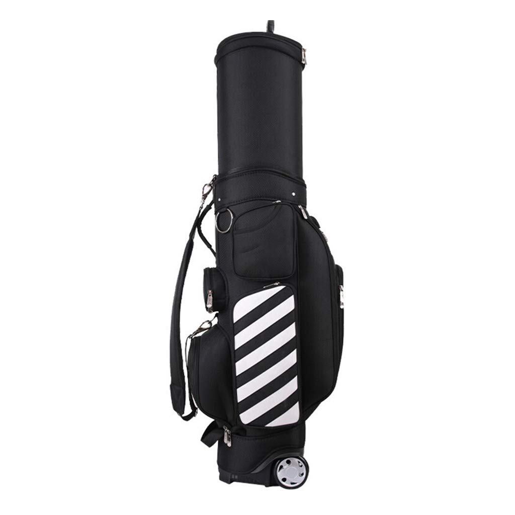 LTINN Golf Travel Telescopic Package,Durable Waterproof Band Wheel Ultra-Light Adjustable Shoulder Strap ,Multifunction Bag,Portable Unisex Bearweight 100 Kg