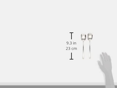 Zwilling NOVA Salad serving Set of 2 pieces, salad spoon and salad fork - 9.1 inches (23 cm)