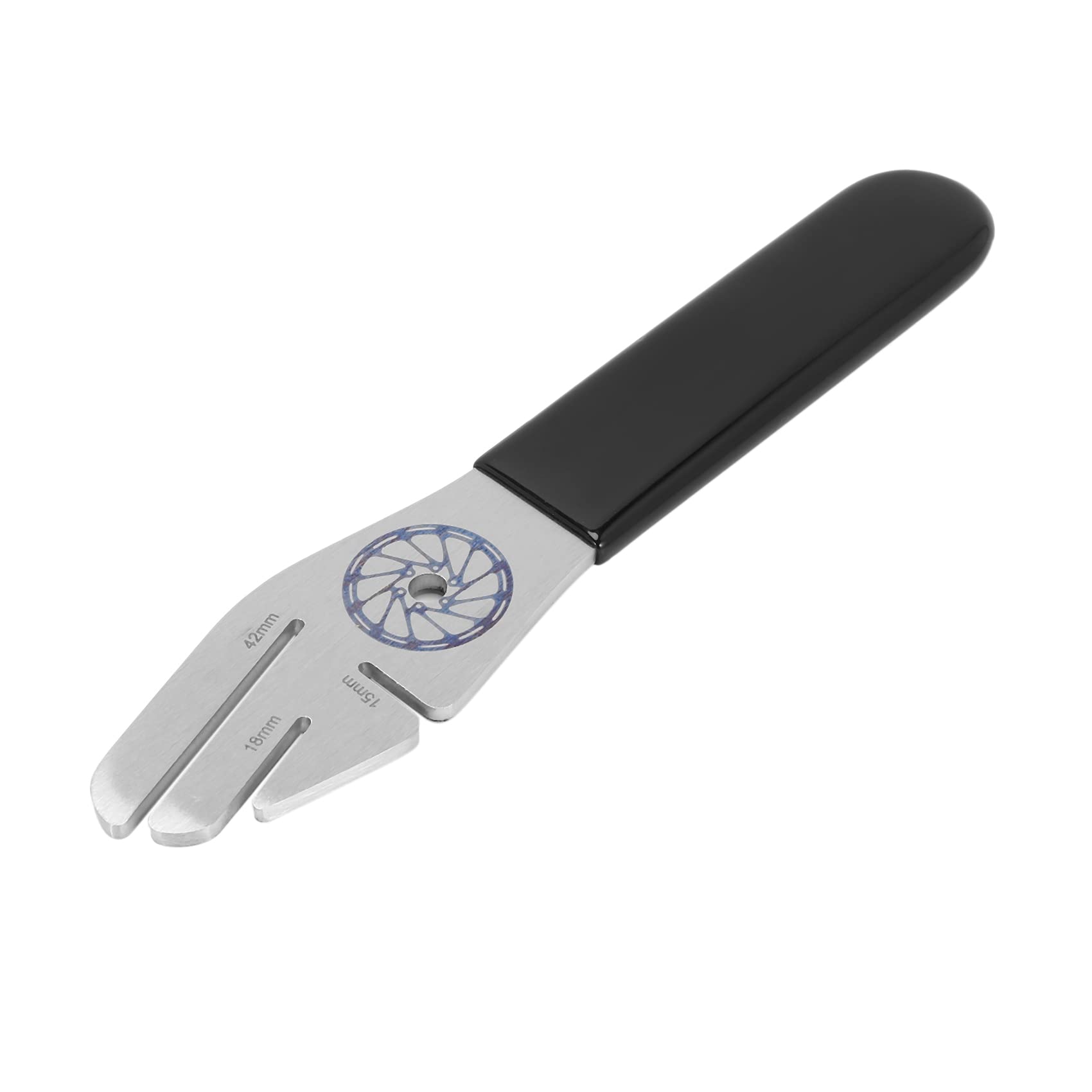 Pockety Bike Disc Brake Correction Wrench Brake Alignment Truing Tool with Disc Brake Pads Tool for Road Bike
