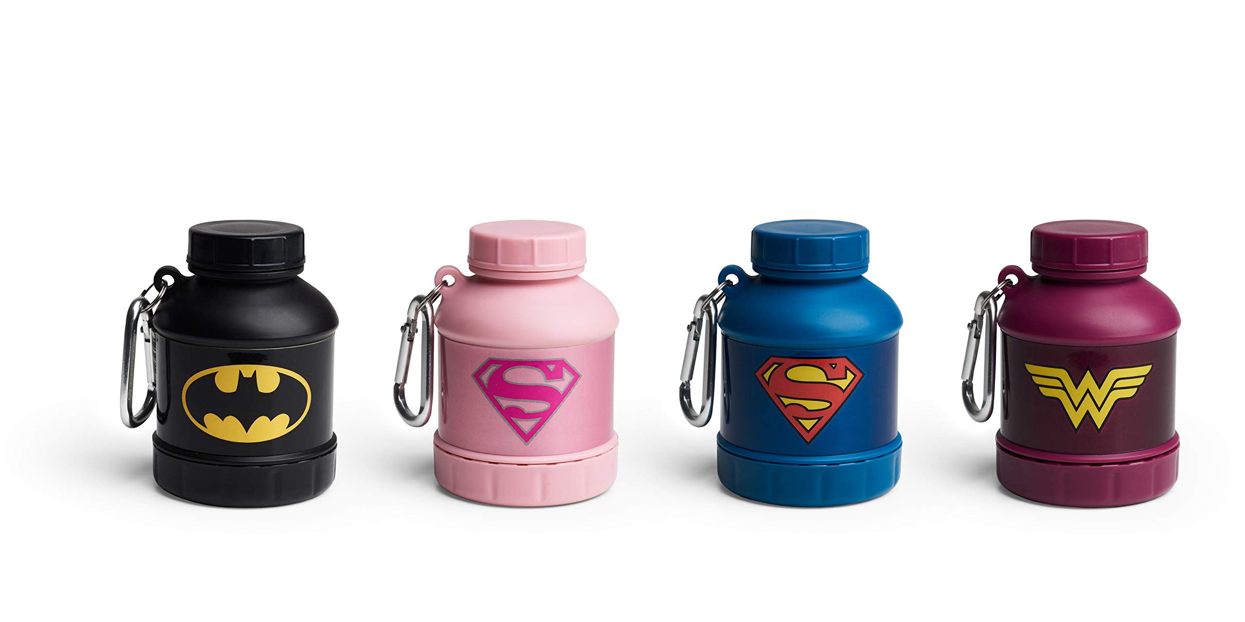 Justice League Protein Powder Storage Container 50g Protein Shaker Bottle Funnel – 110ml BPA Free Wonder Woman Gifts DC Comics Protein Shakes Bottle Storage for Women