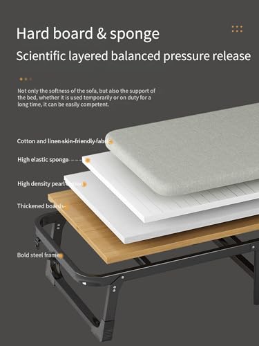 Thick Folding Mattress,Guest Mattress with Removable Cover,Soft Single Mattress Sponge Pad,Break/Nap Sofa Bed Mattress (Size : 190 * 80cm)