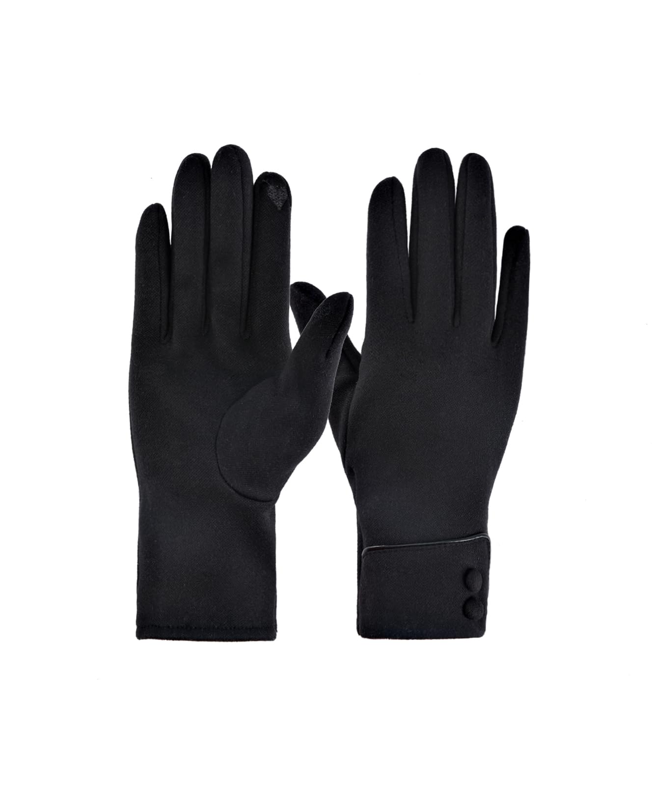 KOFOJN Women's Winter Warm Gloves Touch Screen Texting Lined with Plush Warm Gloves 3 Pairs