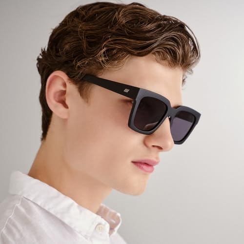 Le Specs Women's Weekend Riot Sunglasses, Matte Black, One Size