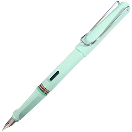 LAMY Safari Light Blue Fountain Pen - Extra Fine Nib with Blue Ink (L0361EF)
