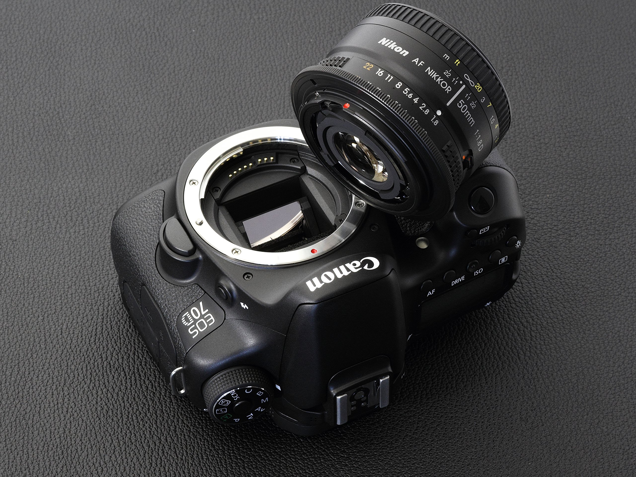 Kindai(rayqual) Mount Adaptor for EOS to Contax/Yashica Lenses Made in Japan