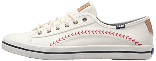 Keds Kickstart Pennant, Sneaker Womens, Cream, 8.5 Medium