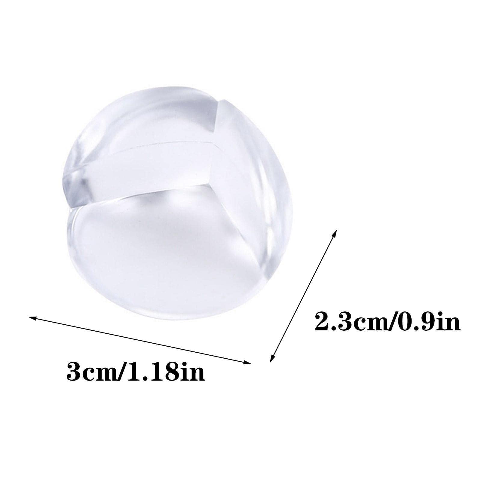 WAITLOVER 4pscs Rubber Ball Transparent L Shape Baby Silicone Kids Table Protector Desk Corner Soft I8F1 Clear Corner Guards